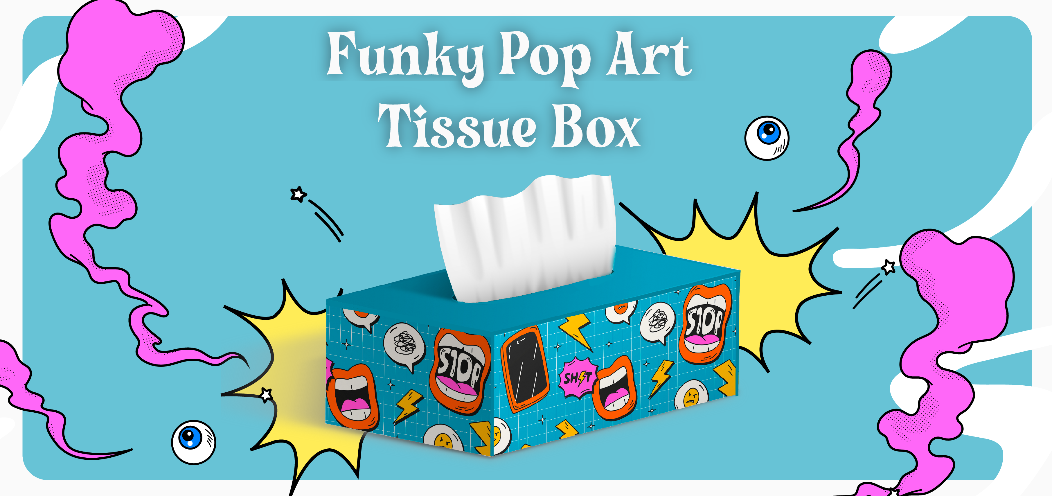 Funky Tissue Boxes online in Pakistan – Trendevoker