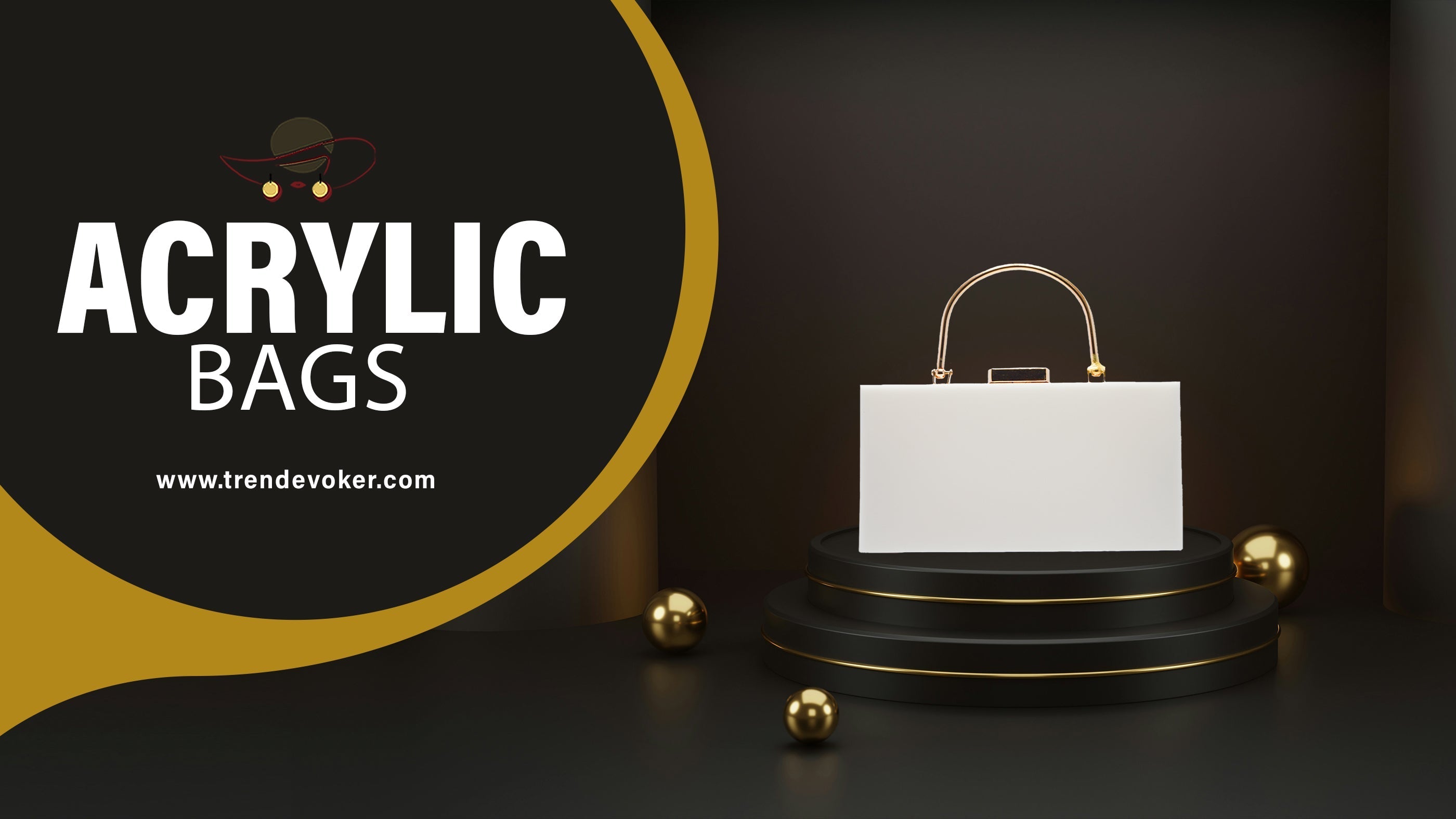 Buy Premium Acrylic Clutches & Handbags Online – Trendevoker