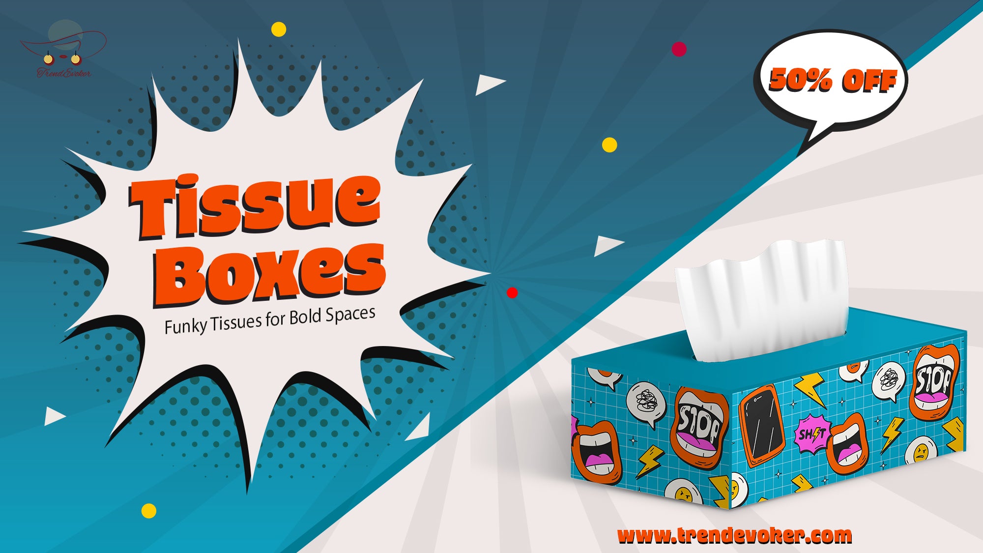 Affordable Funky Tissue Boxes in Pakistan for Car – Trendevoker