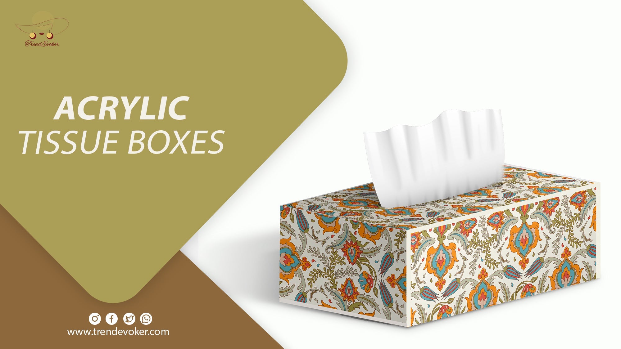 Stylish & Affordable Tissue Boxes in Pakistan – Trendevoker